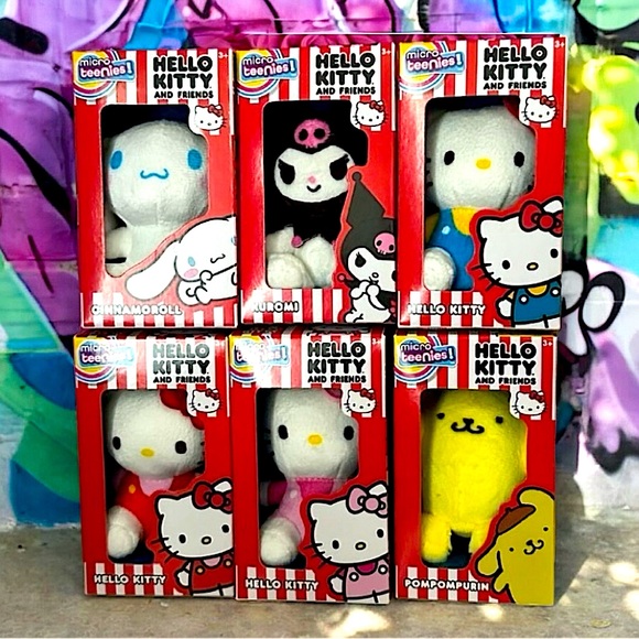 Hello Kitty | Toys | Hello Kitty Plush Micro Teenies Complete ...